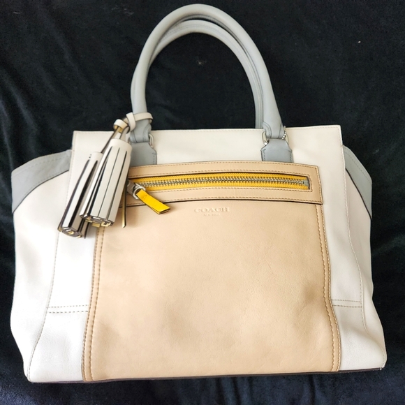 Coach | Bags | Coach Legacy Colorblock Leather Candace Med Carryall 999 ...